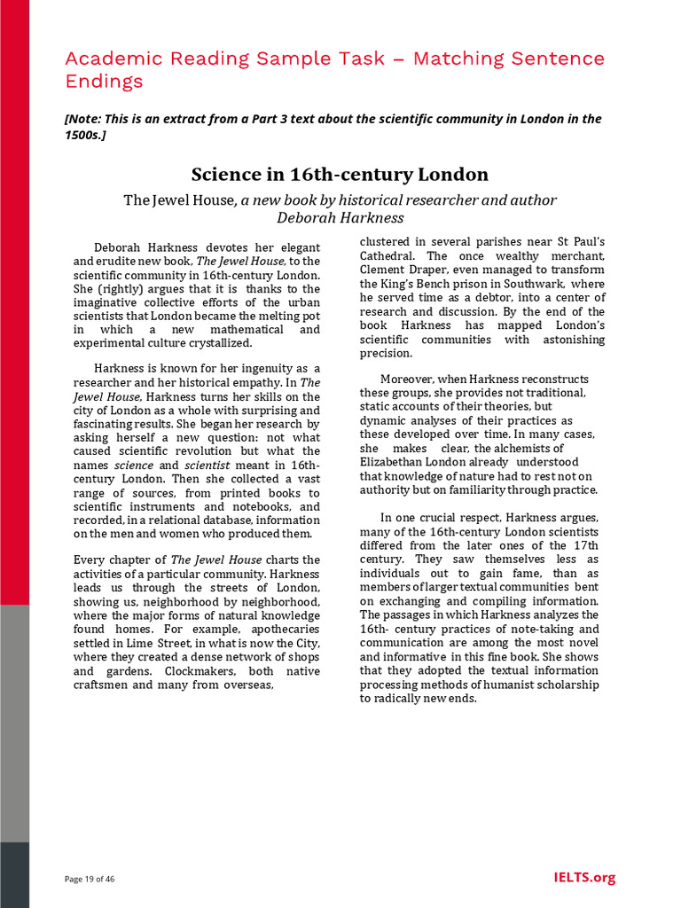 Reading Matching Sentence Ending | PDF