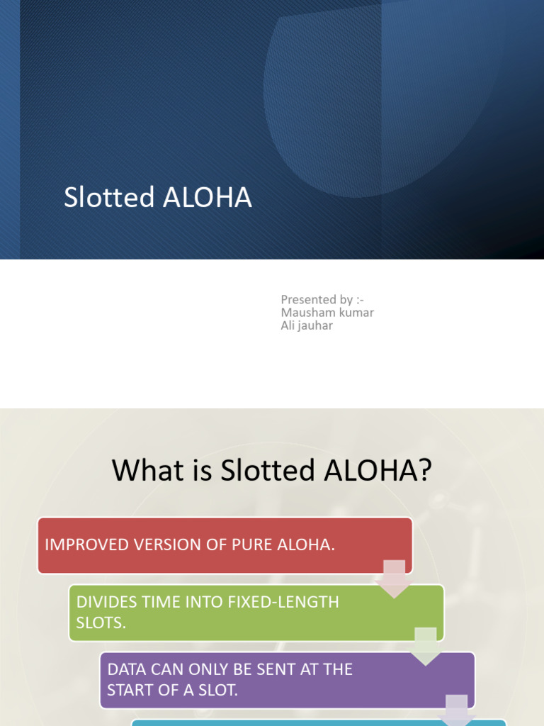 Slotted ALOHA Presentation | PDF