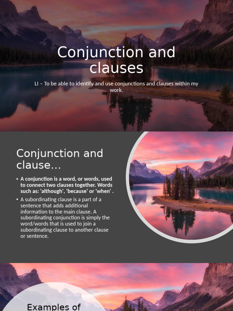 Conjunction-and-clauses | PDF