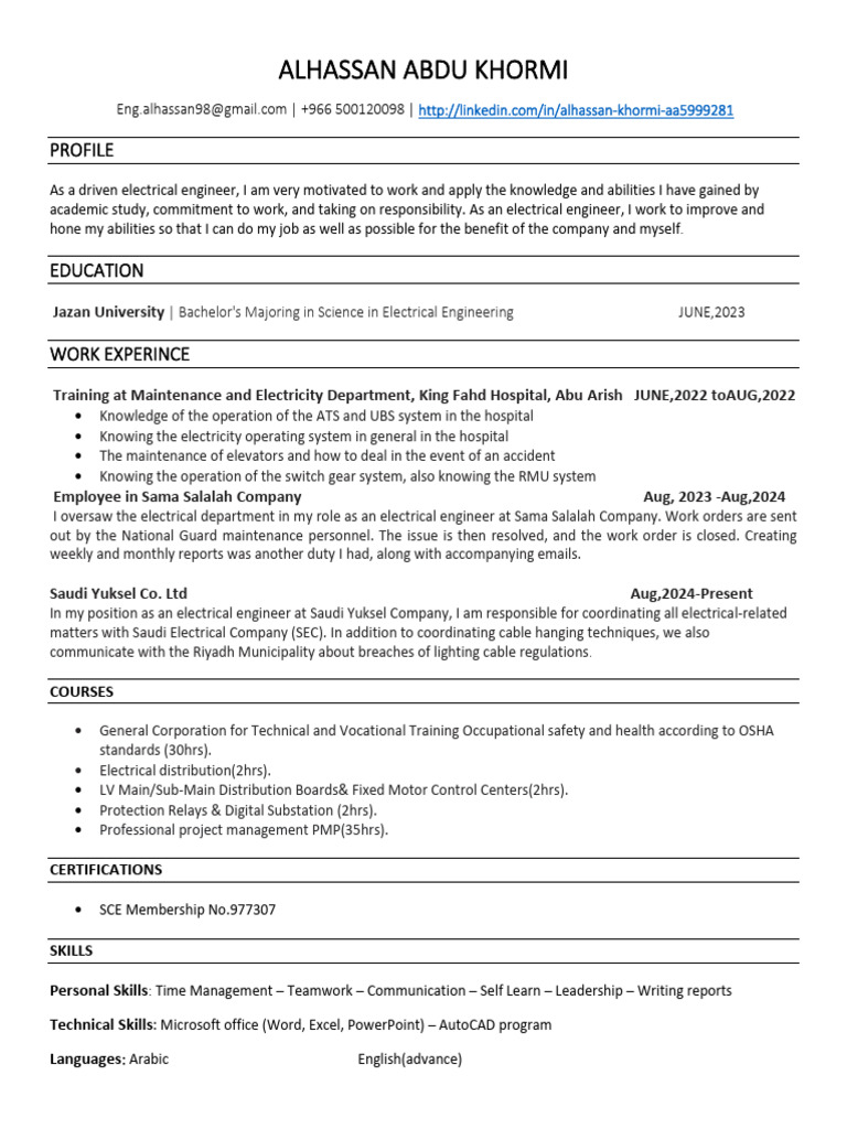 Document From Eng Alhassan | PDF | Engineer