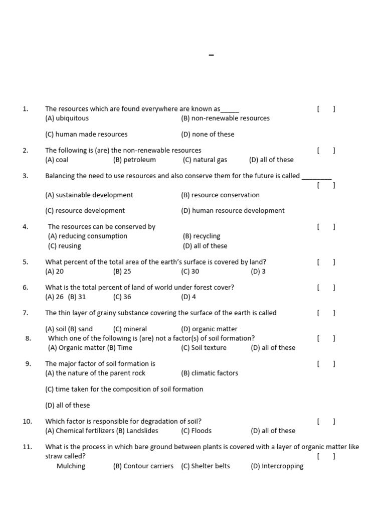GEO, HIS, DP, ECO - CH-1-MCQ's | PDF | Rock (Geology) | Human Development Index