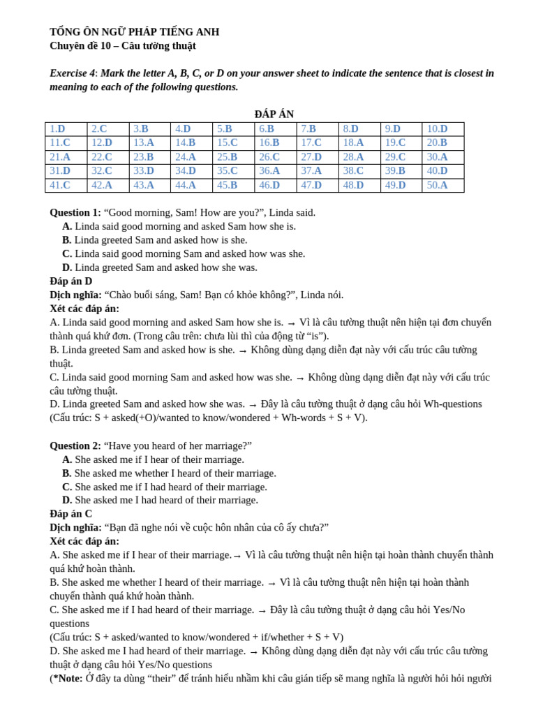 CD10 Exercise 4 KEY | PDF