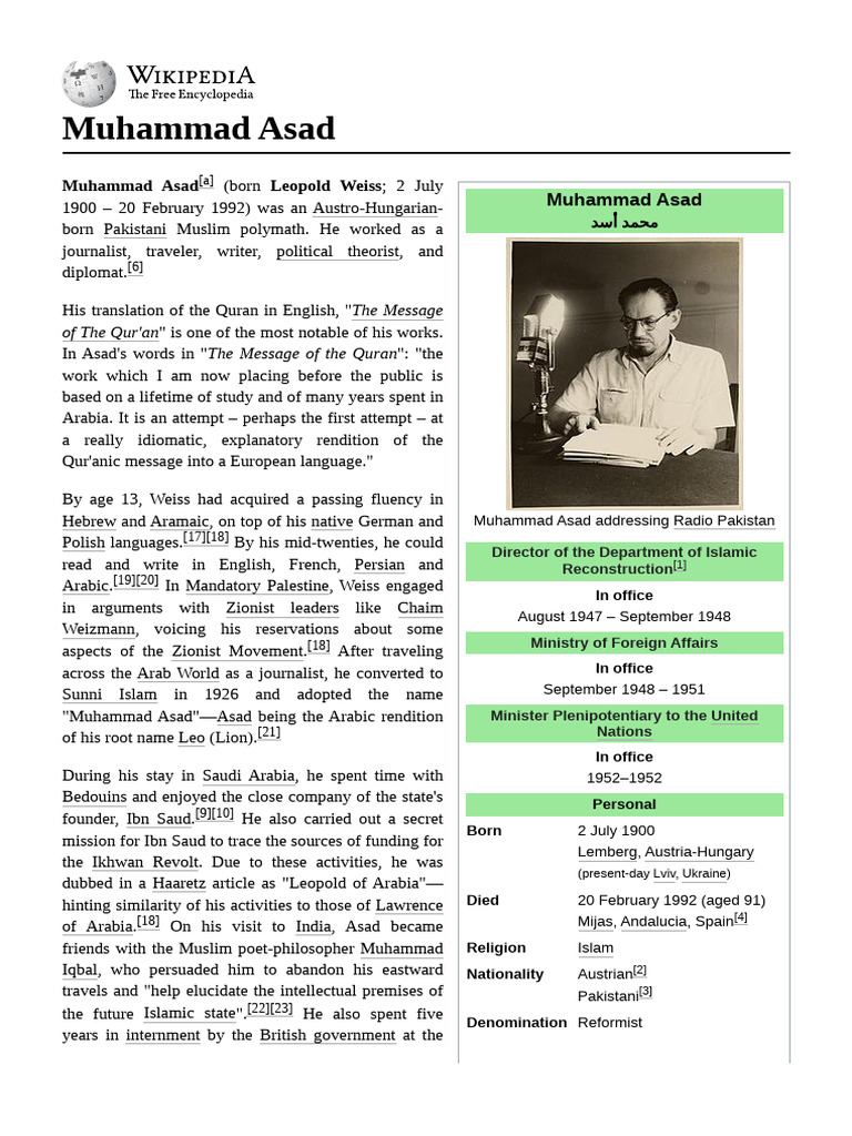 Muhammad_Asad | PDF
