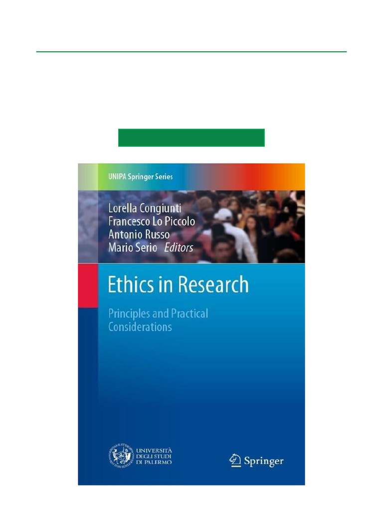 Ethics in Research: Principles & Insights | PDF