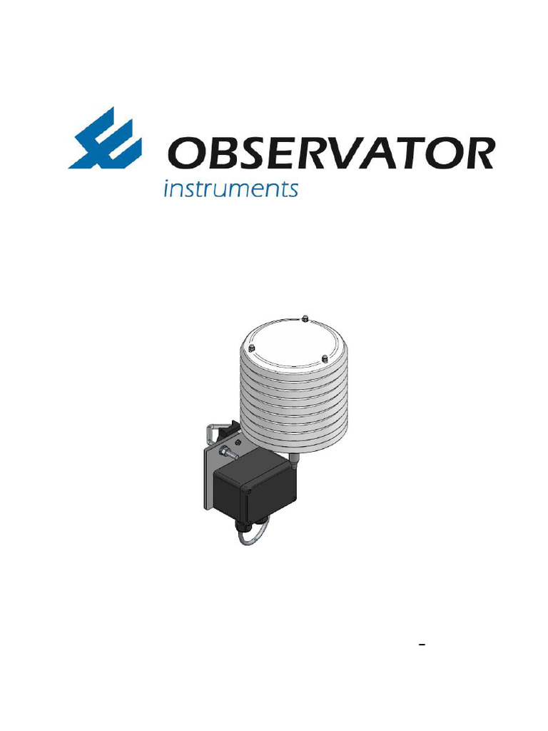 OIC-406-Manual-v1.2 | PDF | Humidity | Sensor