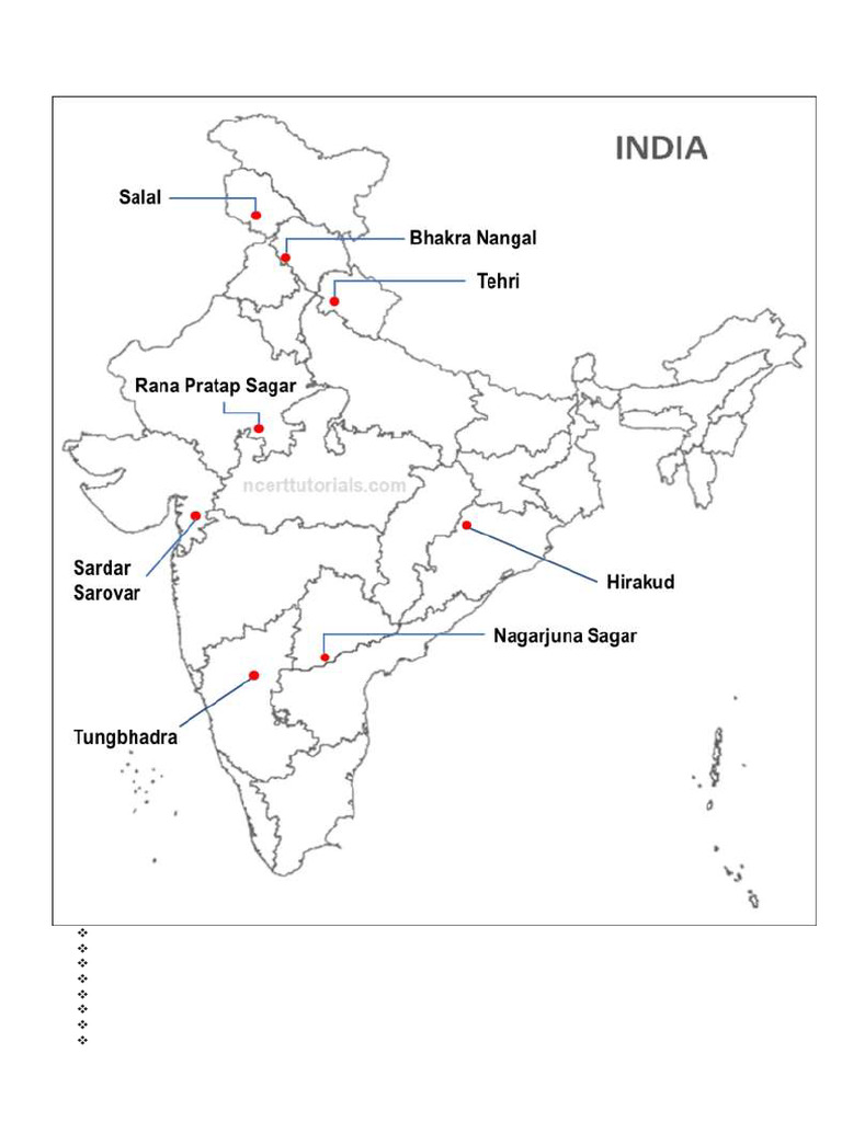 Nagarjuna Sagar Dam Location Map | PDF