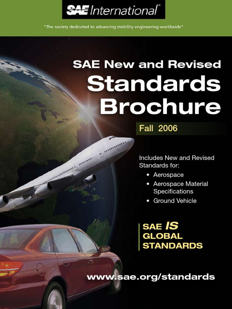 SAE Standards Brochure Fall 2006 | PDF | Steel | Heat Treating