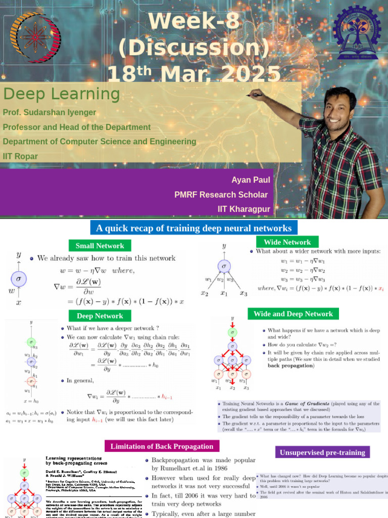Week8 Discussion - Deep Learning | PDF | Deep Learning | Statistical Classification
