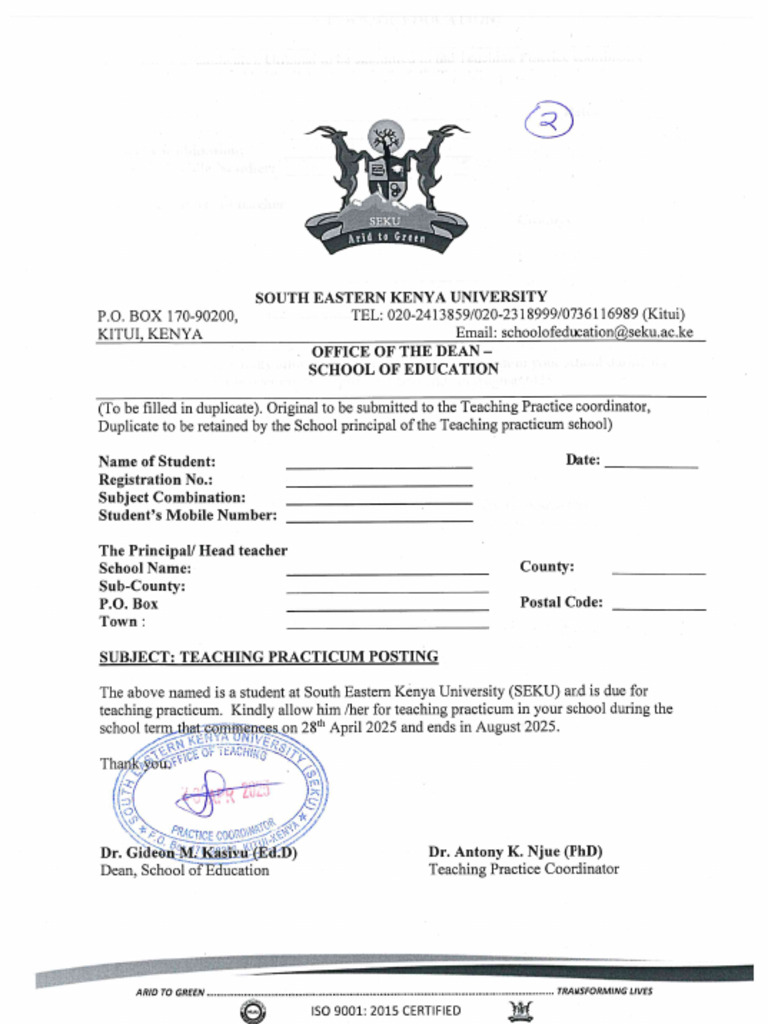 Teaching Practicum Posting | PDF