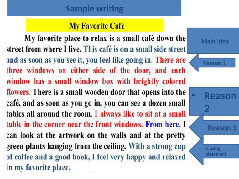 Descriptive Sample Writing | PDF