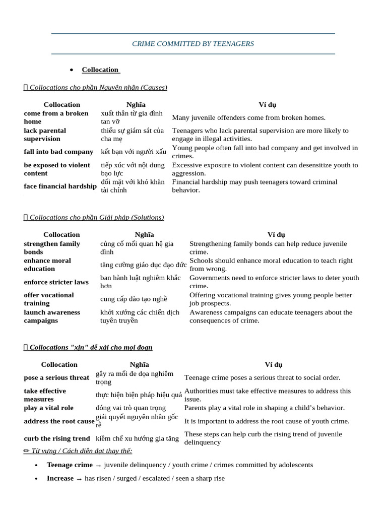 Crime Committed by Teenagers | PDF | Juvenile Delinquency | Adolescence