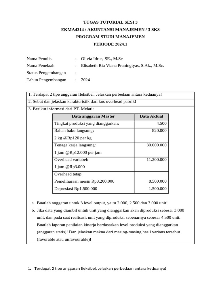 Jawaban Tugas 3 Sesi 7 | PDF
