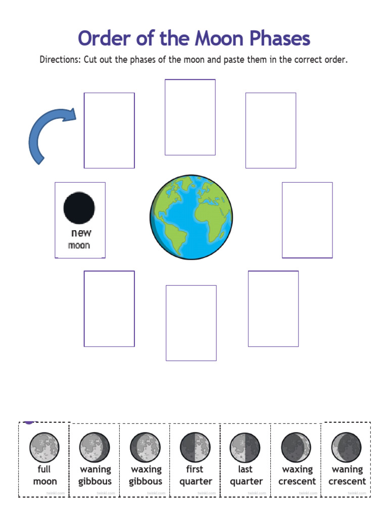 Phases of The Moon Print | PDF