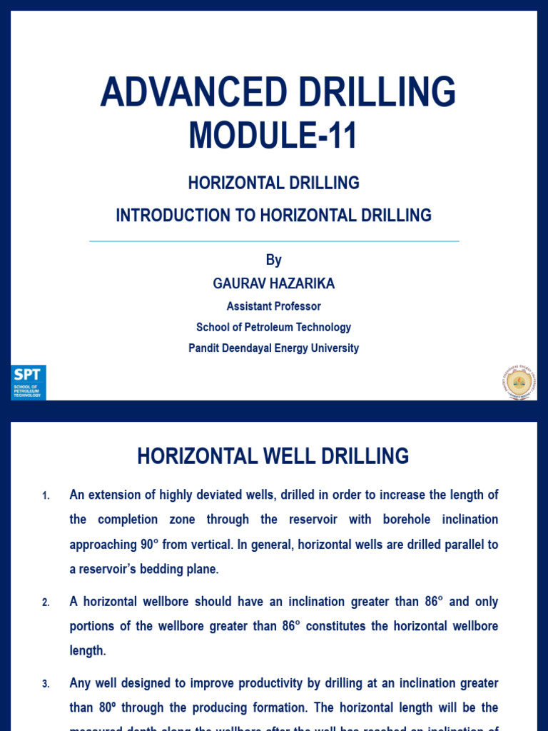 Introduction to Horizontal Drilling Techniques | PDF | Oil Well ...