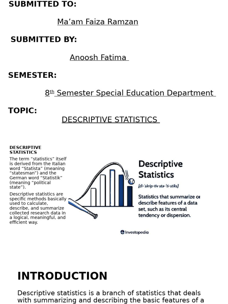 Understanding Descriptive Statistics | PDF | Statistics | Variance