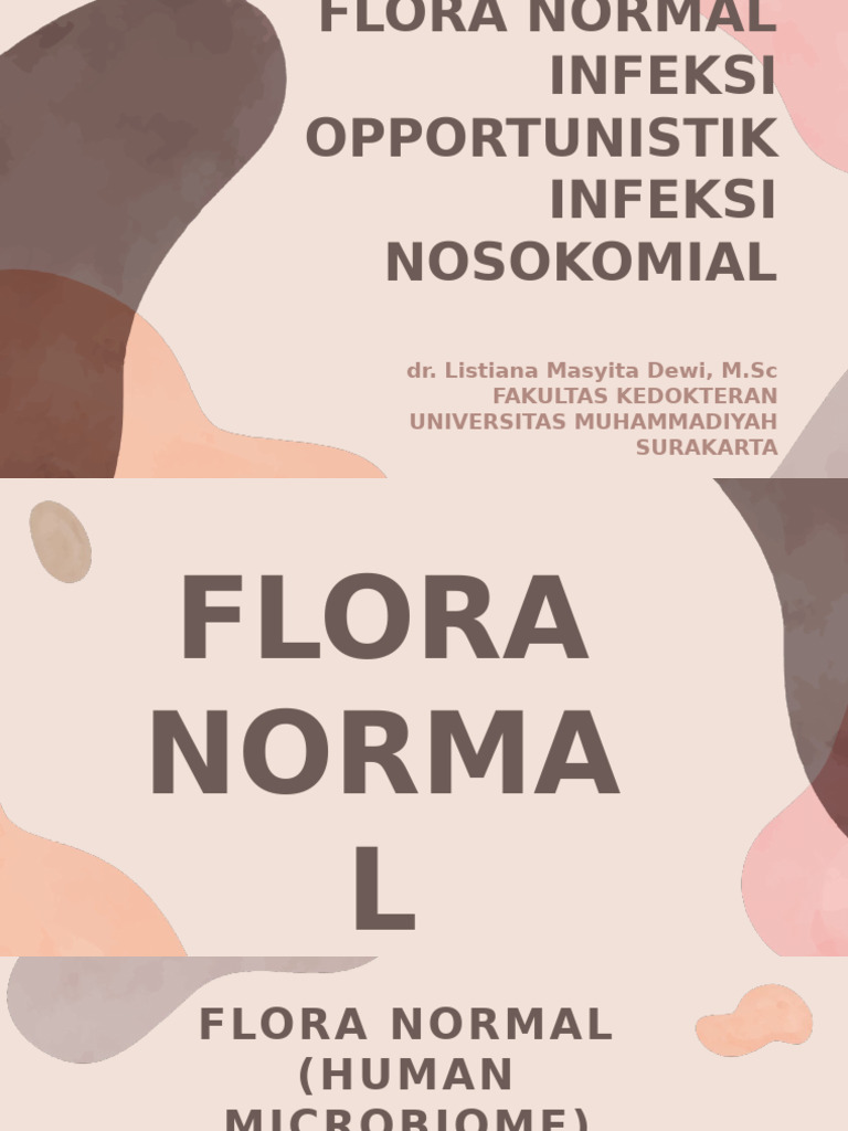 LMD_Flora Normal, Infeksi Opportunistik, Infeksi Nosokomial | PDF