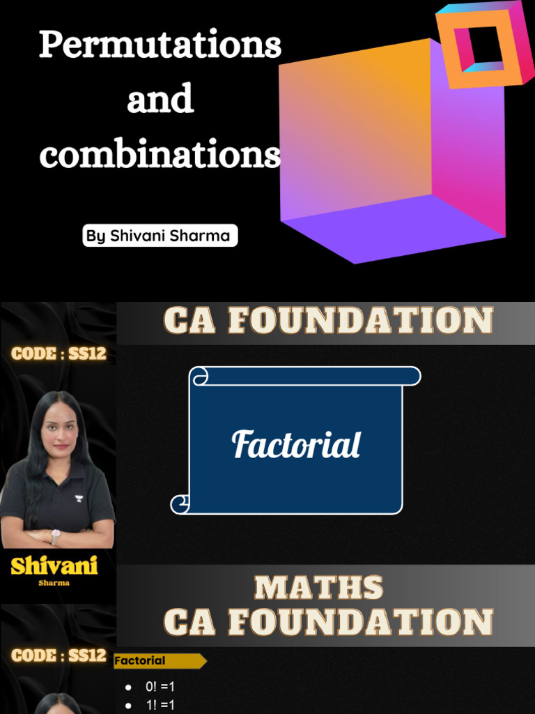 (Ch5)Permutation & Combination | PDF | Permutation | Line (Geometry)