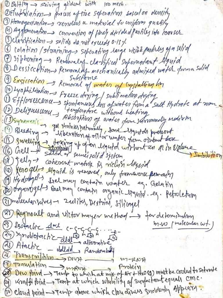 Pharmaceutics - Key Points by Dr. Mahendra | PDF