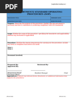 Standard Operating Procedure (SOP) For Compliance Management | PDF ...