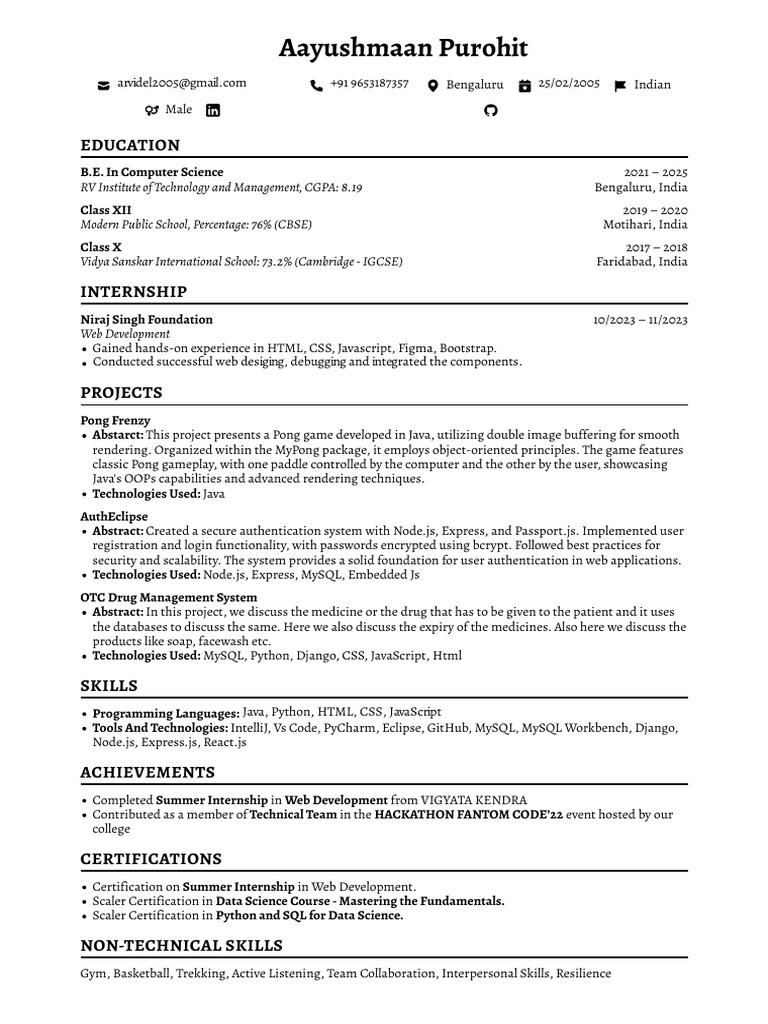 Hritik Chaudhary Resume | PDF | Web Development | Java Script