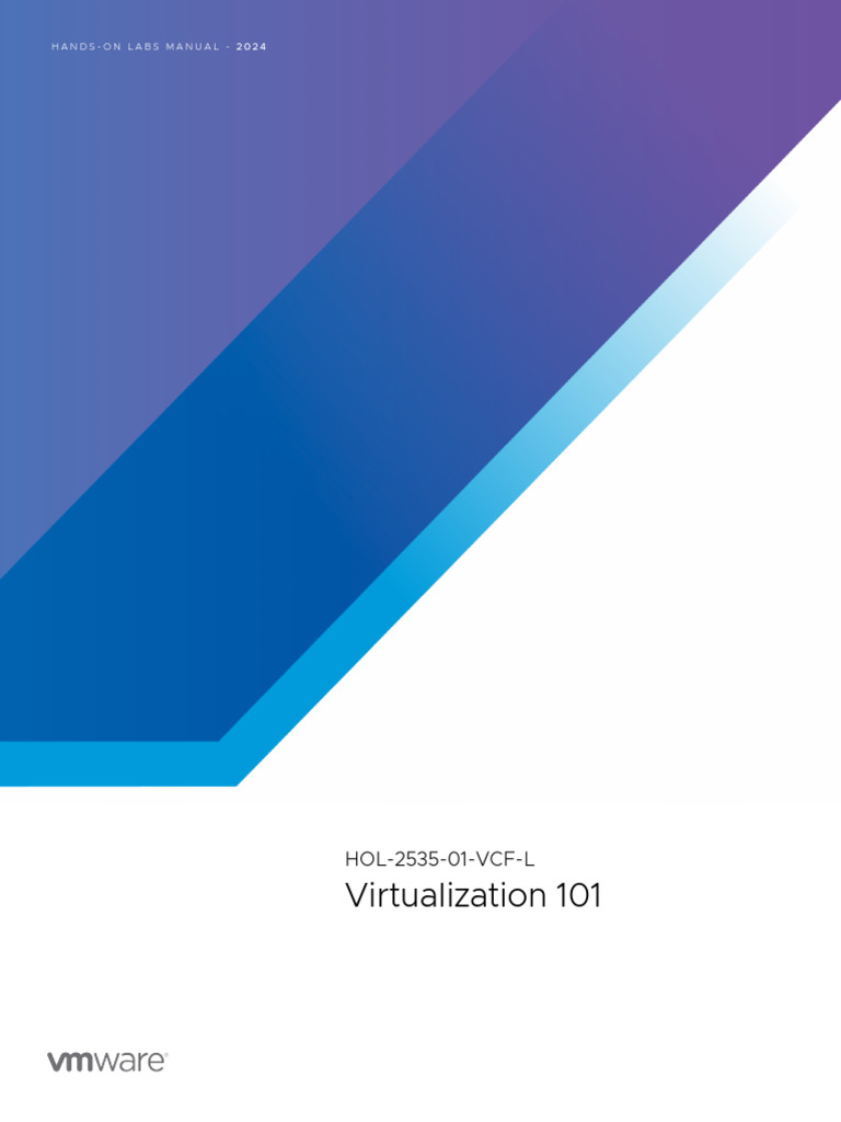 Hol 2535 01 VCF L - PDF - en | PDF | Virtualization | Virtual Machine