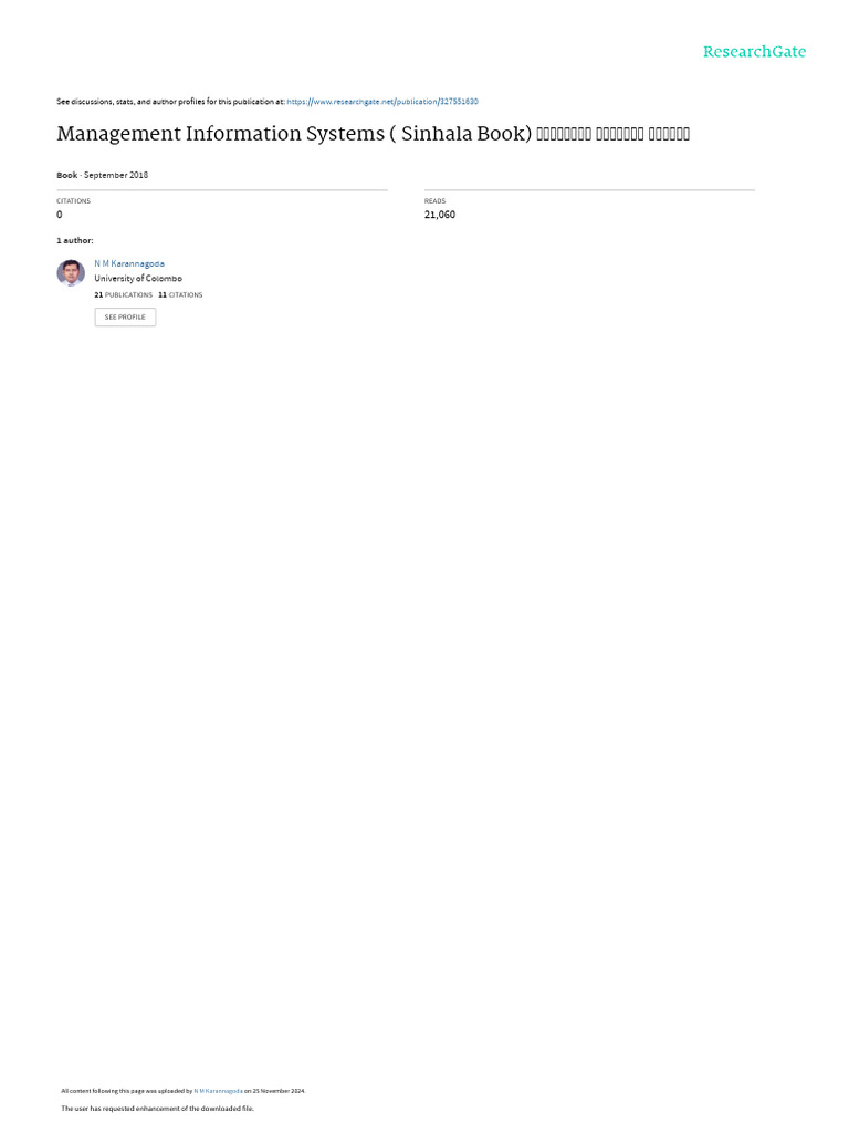 Management Information Systems | PDF