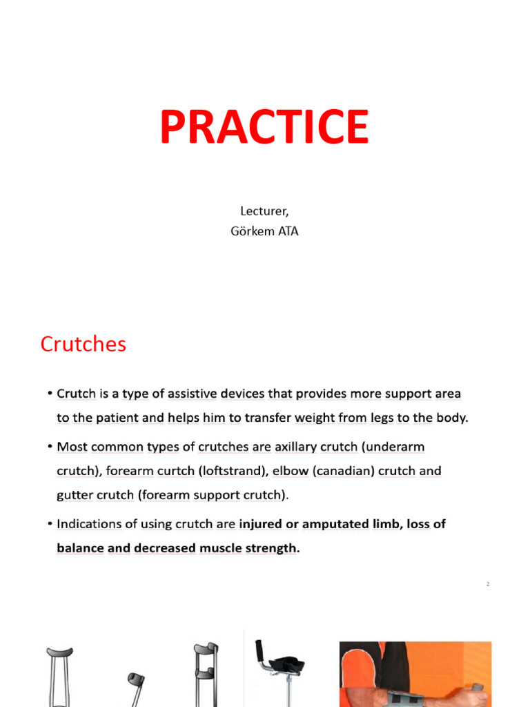 Assistive Devices 3rd Topic 3 | PDF | Foot | Musculoskeletal System