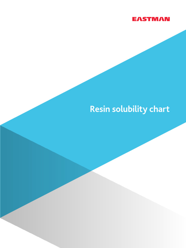 Resin Solubility Chart | PDF | Poly(Methyl Methacrylate) | Acetic Acid