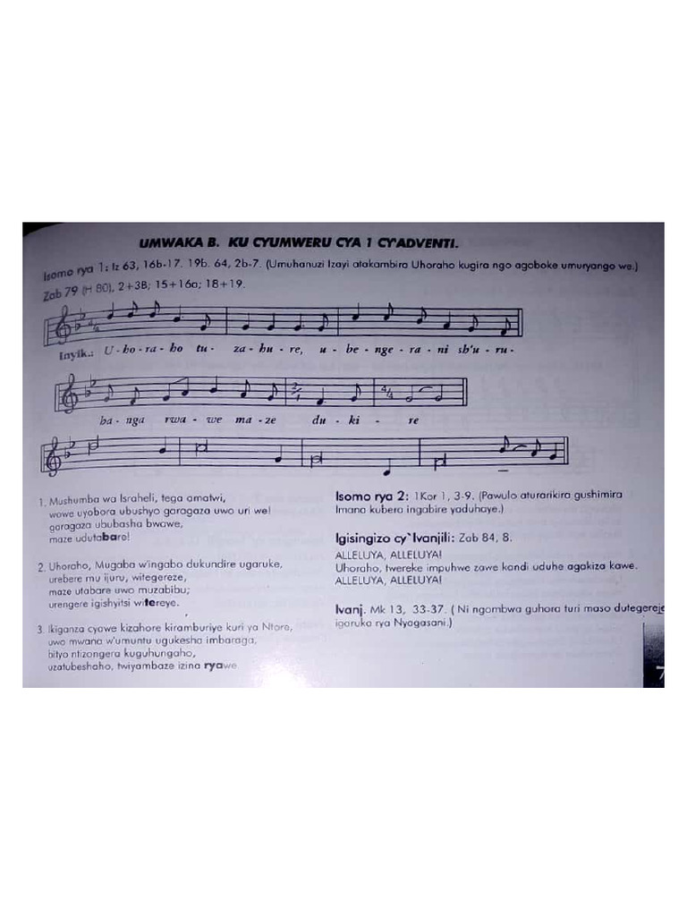 Igitabo Cya Zaburi. b | PDF