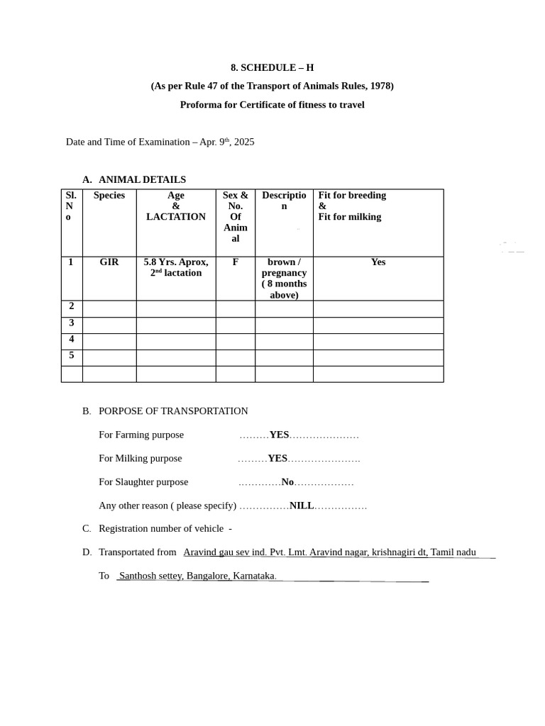 Cow Doc Certificate | PDF