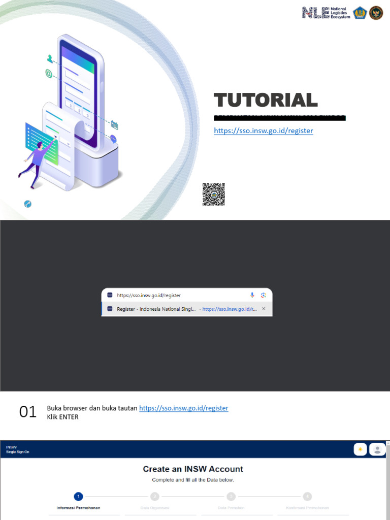 Tutorial - Registrasi - Akun - INSW Gen 2 | PDF