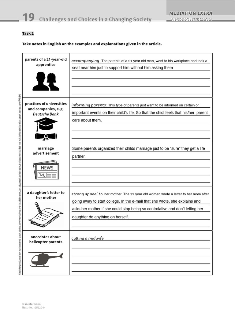 314 125225 WES-125220-019-1 Worksheet 19 1 | PDF | Youth | Human ...