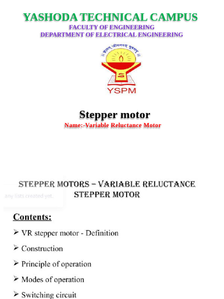 ppt_Stepper motor | PDF
