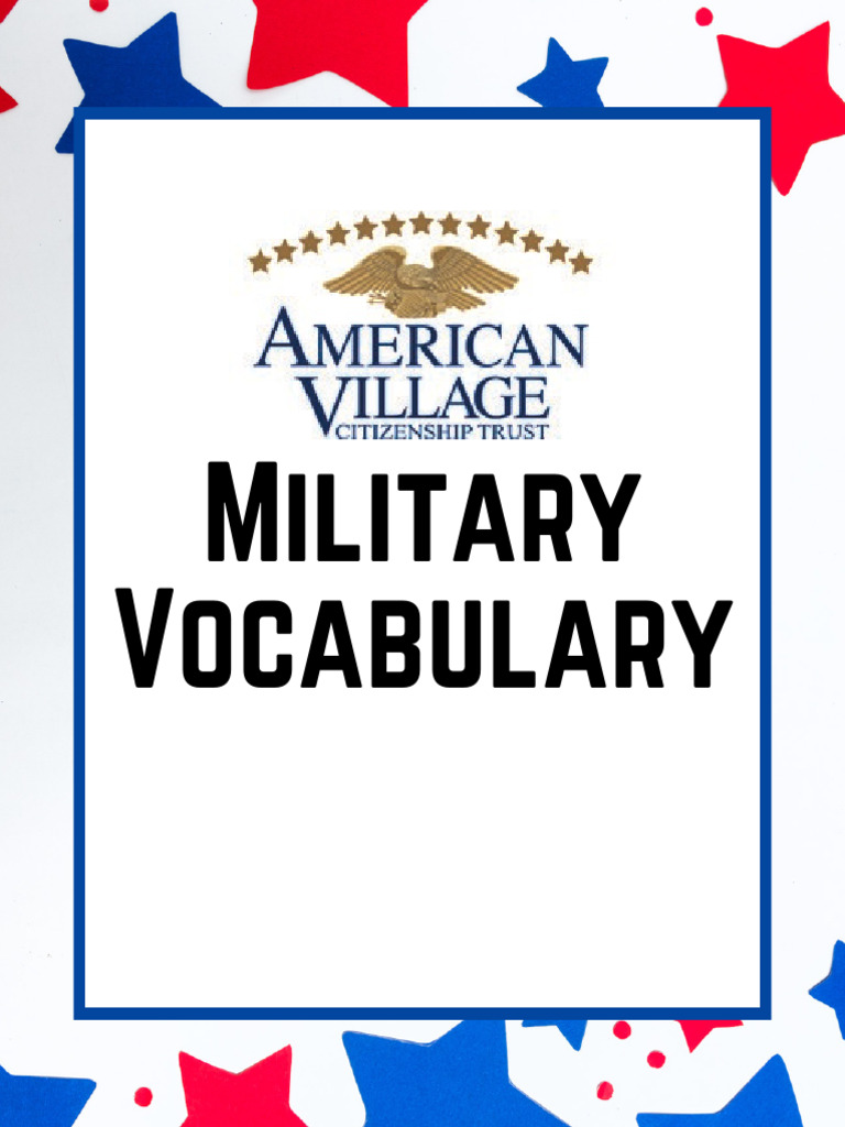 13 Colonies Military Vocab (1) | PDF | George Washington | American ...