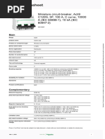 Acti9 NG125 Miniature Circuit Breaker | PDF | Electronic Engineering ...