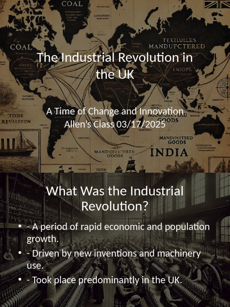 Industrial Revolution Presentationfor Allen | PDF