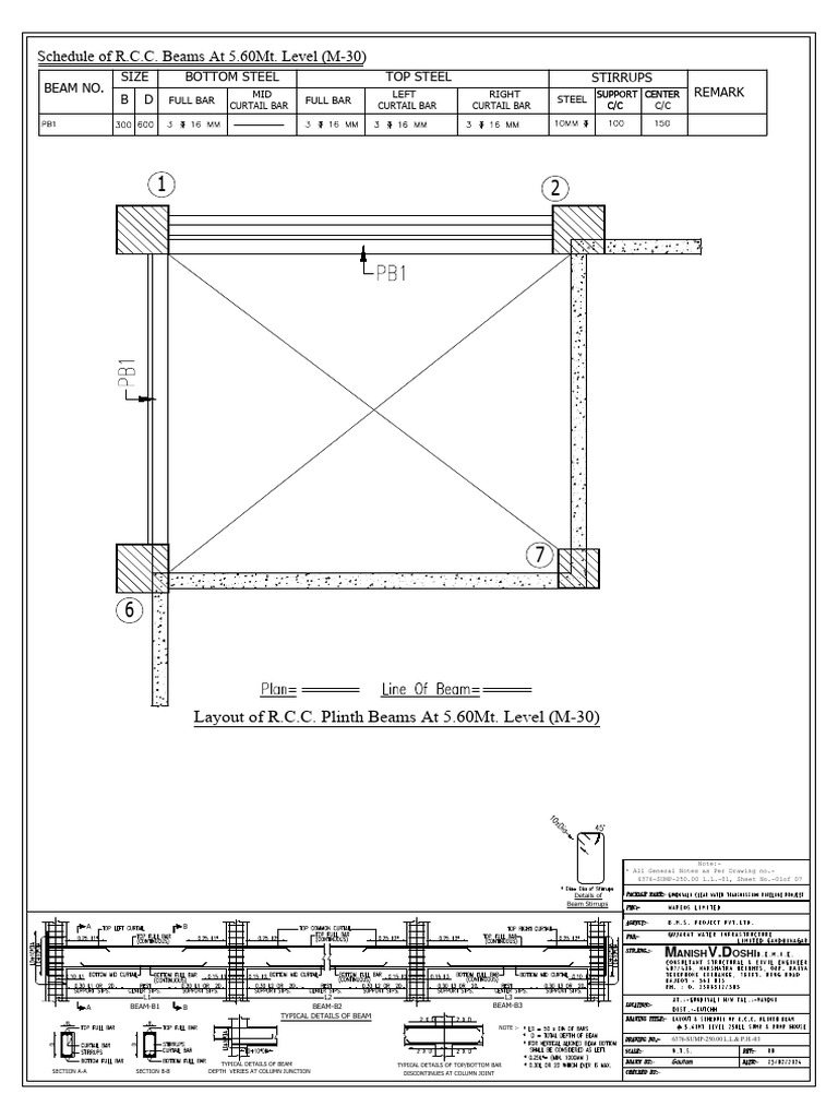 6376-R2-P.H.-01-Column Footing & 1st Slab Level-21-03-2024-Model ...
