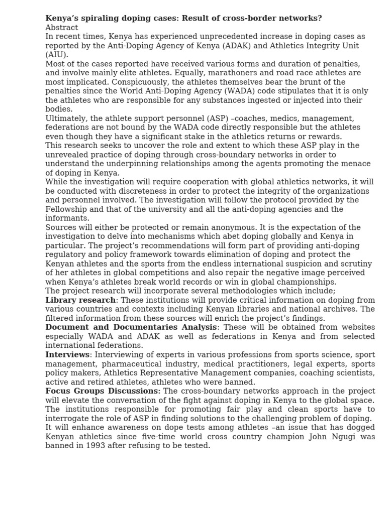 komen 2 | PDF | Doping In Sport