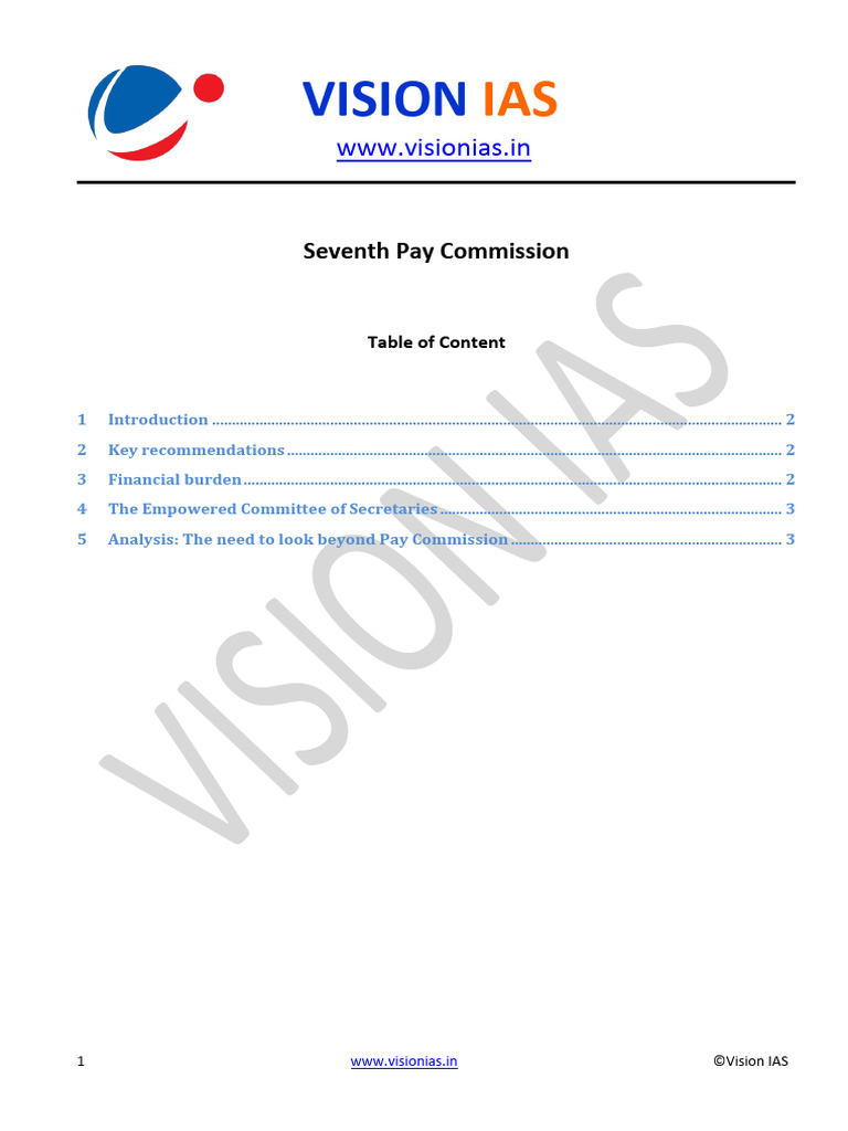 Seventh_Pay_Commission | PDF | Salary | Employment