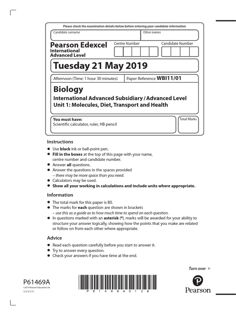 Biology Unit 1 | PDF | Thrombosis | Circulatory System