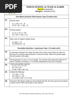 Class 5 Unitary Method Worksheet | PDF
