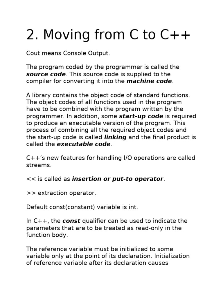 Chapter 2 | PDF | C++ | Pointer (Computer Programming)