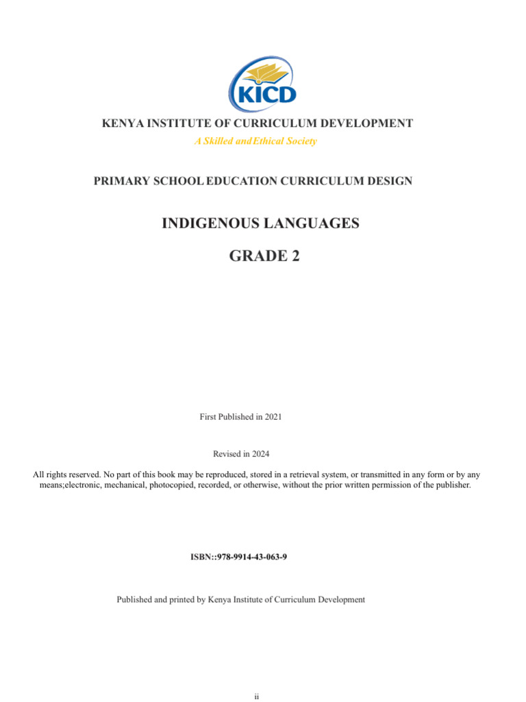 Grade 2 Indigenous Language Curriculum | PDF | Learning | Curriculum