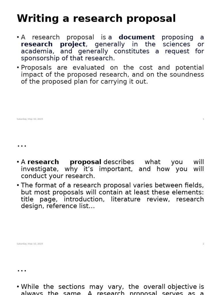 Writing A Research Proposal | PDF | Hypothesis | Methodology
