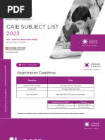IGCSE - Option Code, Component Code & Duration - Updated On 14 Jan 2025 | PDF | Applied ...