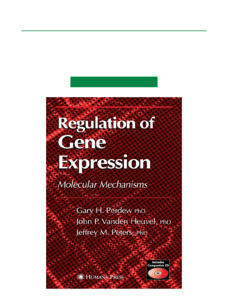 Regulation of Gene Expression All Sections Download | PDF | Messenger ...