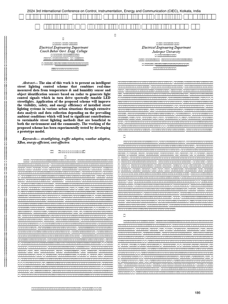 Design of a Weather Adoptive and Traffic Adoptive Wireless LED Street ...