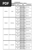 Duty Rota Term 1 2025 | PDF