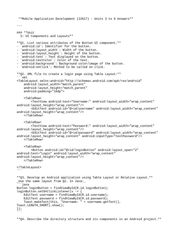 mad | PDF | Mobile App | Android (Operating System)