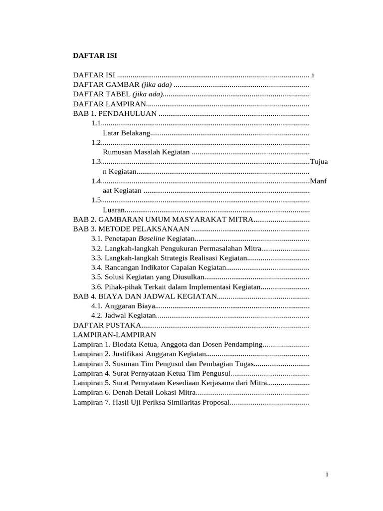 Template PKM-PM - 2025 | PDF